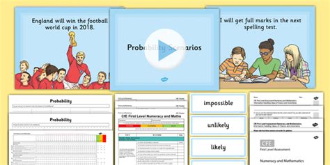 Cfe Numeracy And Mathematics First Level Information Handling Ideas Of