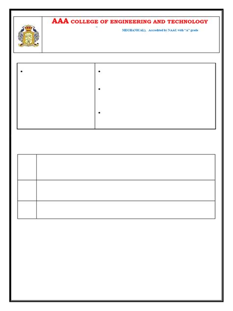 Aiml Lab Vision Mission Course Assessment Matrix Pdf Engineering Computer Science