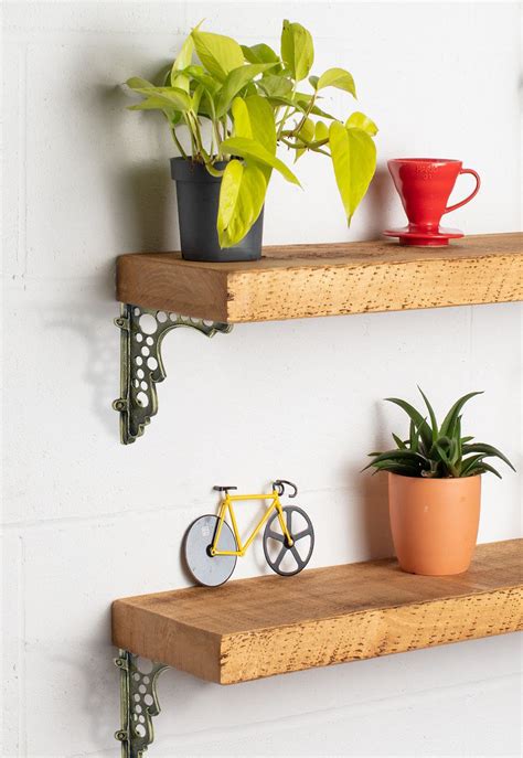 Snapklik Com NACH Decorative Shelf Brackets Pack Of X X Inch Antique Brass