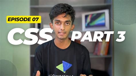 Learn CSS Part Episode Web Development Programming Full Course In Tamil YouTube
