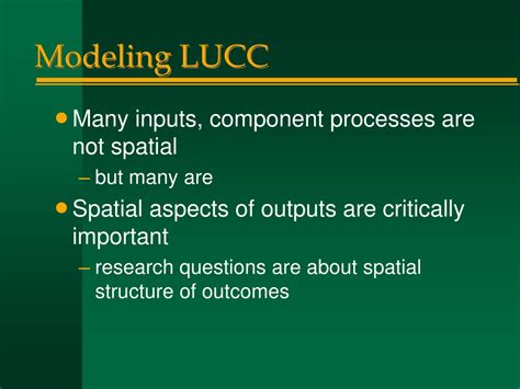 Ppt Spatially Explicit Modeling Understanding The Core Principles And Applications In