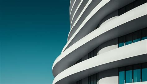 Premium Photo Modern Architecture Design With Abstract Blue Glass Building Exterior Generated