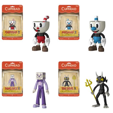 Funko Action Figures Cuphead Series Plastic And Plush