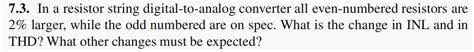 7 3 In A Resistor String Digital To Analog Converter
