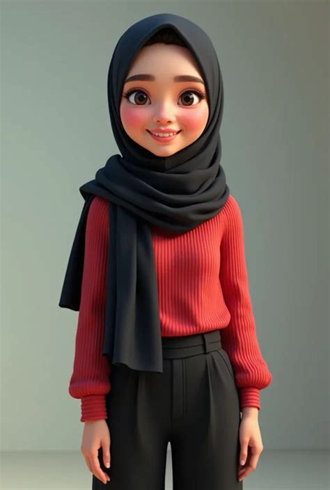 عکس دختر کارتونی با حجاب برای پروفایل ️ کیوت و فانتزی