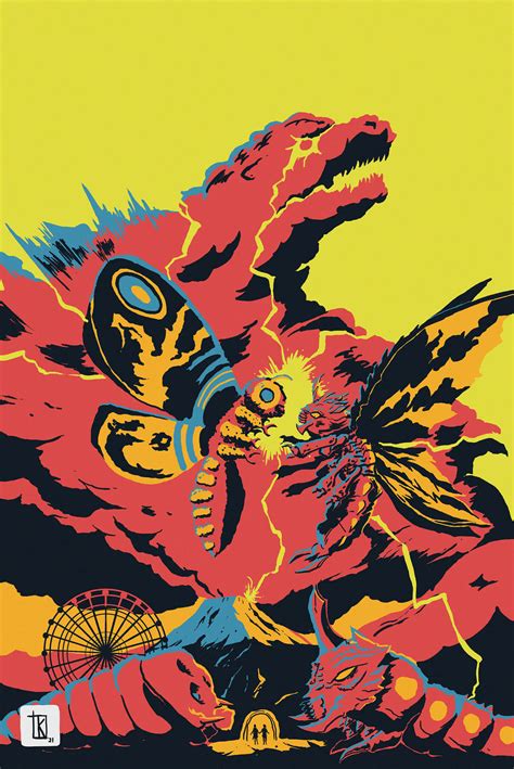 Godzilla Vs Kiryu And Mothra