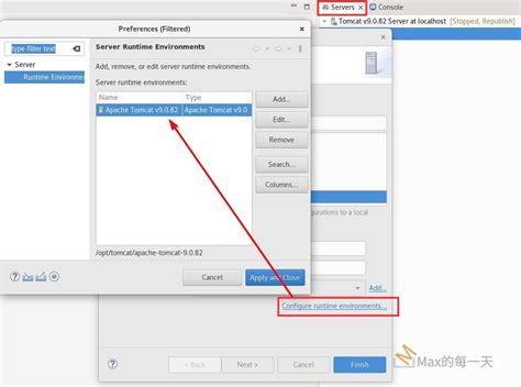 如何在eclipse升級tomcat 版本 Max的程式語言筆記