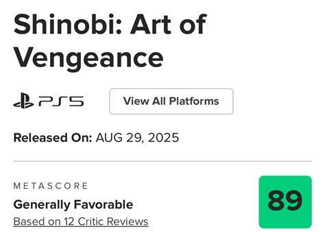 Shinobi Art Of Vengeance Review Thread Segas Comeback Continues