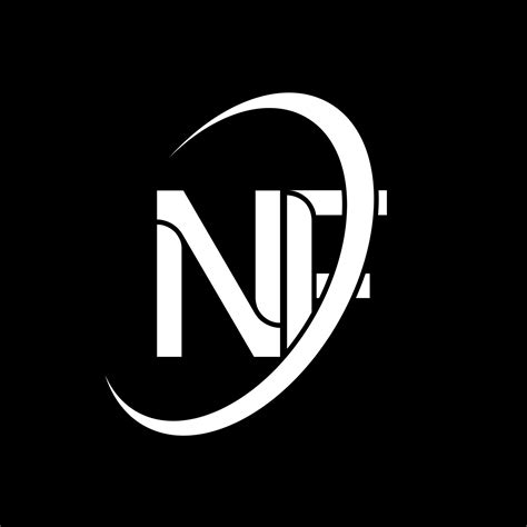 Logotipo De N F Diseño N F Letra Nf Blanca Diseño Del Logotipo De La
