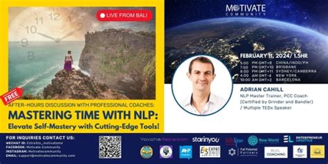 Mastering Time With Nlp Elevate Self Mastery With Cutting Edge Tools Humanitix