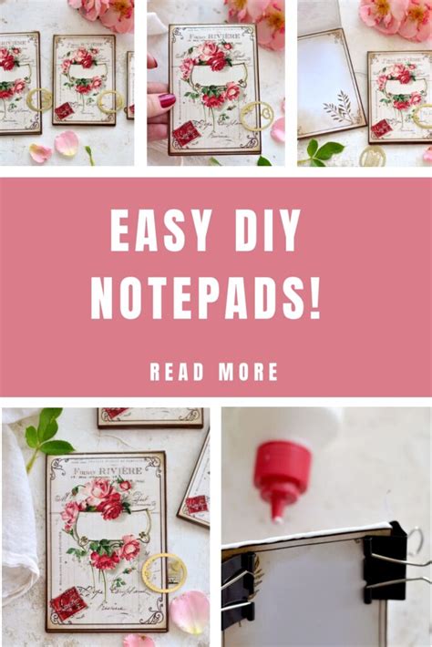 DIY Notepads With Pretty Printable The Graphics Fairy