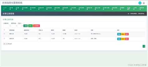 【计算机毕业设计】农场信息化管理系统蔬菜农场信息管理系统 Csdn博客