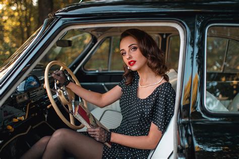 Girl Looking Cars