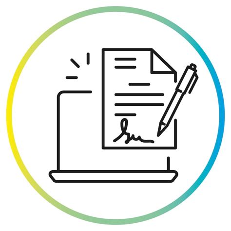 Premium Vector Digital Signature