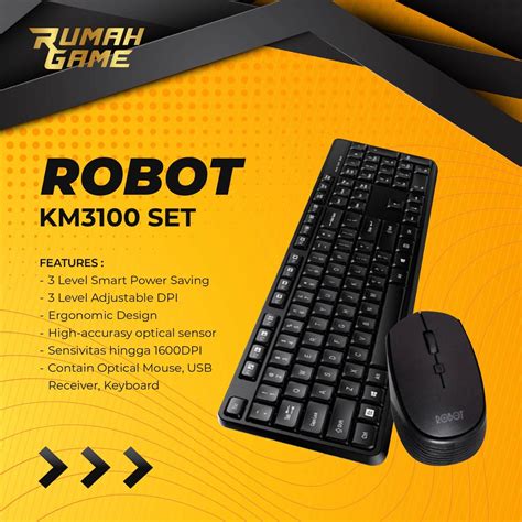 Jual KM 3100 Wireless Keyboard Mouse Combo Set Shopee Indonesia