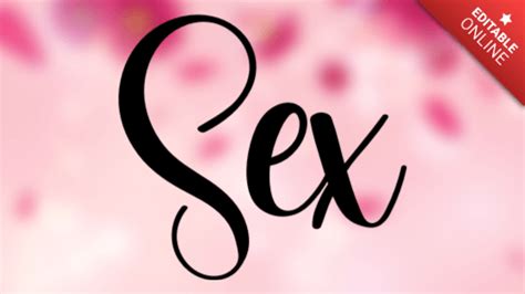 Sex Calligraphy Font Text Effect Generator