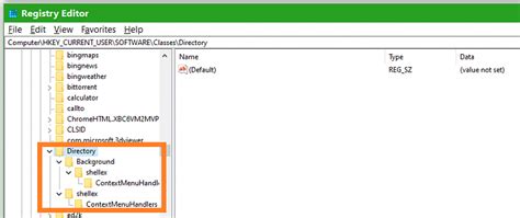 Diff Hkeycurrentusersoftwareclassesdirectory Vs Folder