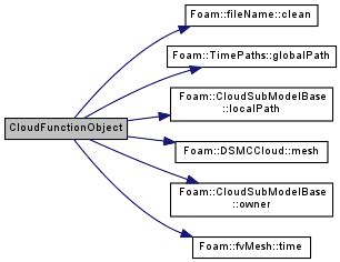 Openfoam Api Guide Cloudfunctionobject Class Template Reference