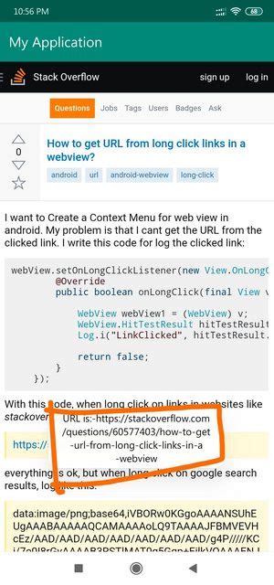 Android How To Get Url From Long Click Links In A Webview Stack