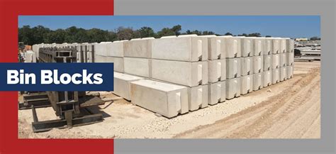 Bin Blocks Summit Precast Concrete Lp