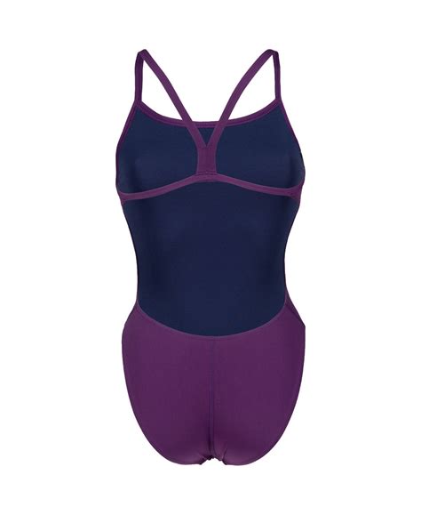 Womens Team Swimsuit Challenge Solid Plum Arena Danmark