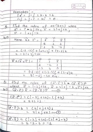 Scalar Vector Product Of Three Four Vector PDF