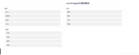 Vue Draggable组件教程可拖拽滑动控制多列表的组件（类似sap日报功能）vue鼠标滑动批量选择 Csdn博客