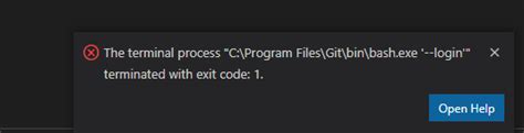 Integrated Terminal With Git Bash Fails Or Fails To Stop The Debugger