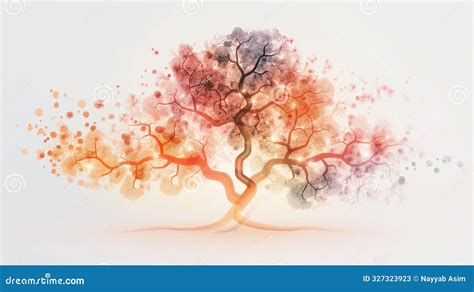 Evolutionary Tree Diagram Illustrating Various Ensemble Learning Methods Stock Image