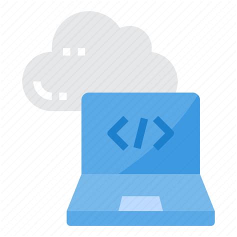 Cloud Computer Programming Security Server Technology Icon