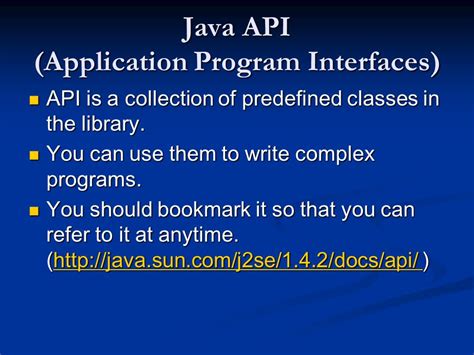 Introduction To Object Oriented Programming Java Api Ppt Download