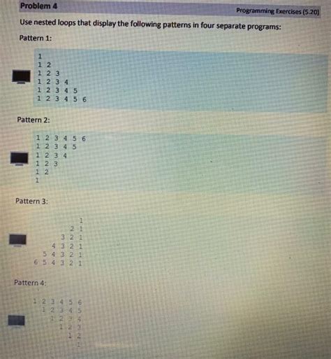 Solved Problem 4 Programming Exercises 520 Use Nested