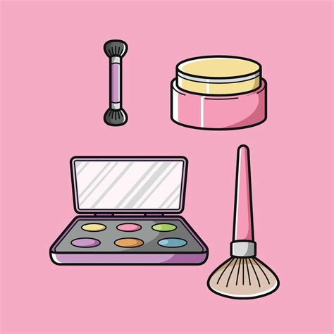 Make Up Cosmetics Beauty Girl Theme Vector Design Art 37975069 Vector Art At Vecteezy