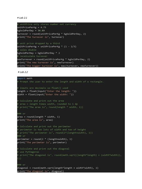 Labs Pdf Integer Computer Science Area