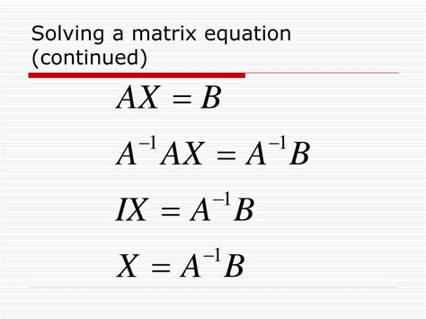 PPT Identity And Inverse Matrices PowerPoint Presentation Free Download ID 5937340