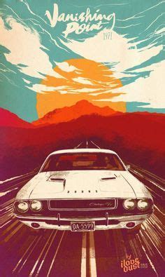 Vintage Poster Design Vanishing Point Póster De La Película Punto De