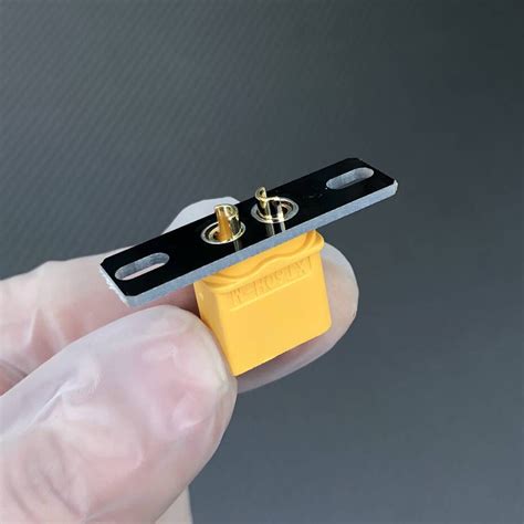 Rjx 10pcs Pcb Welding Board Xt30 Xt60 Xt90 Plug Panel Mount Fixed Bracket Rc Fpv Drone Connector