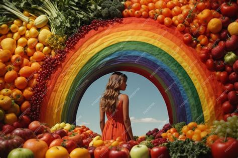 Premium Photo Rainbow Of Nutrients