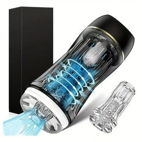 Automatic Male Masturbator Adult Sex Toys For Men With 10 Vibration And 5 Suction 3d Textured