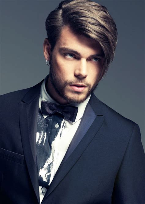 Чоловічі зачіски з довгою чубчиком