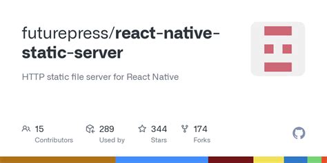 GitHub Futurepress React Native Static Server Static File Server For React Native