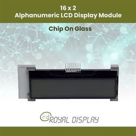 Yellow Alphanumeric Lcd Display Model Number Rd016002d Display Size