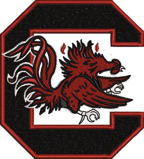 South Carolina Gamecocks Embroidery Design