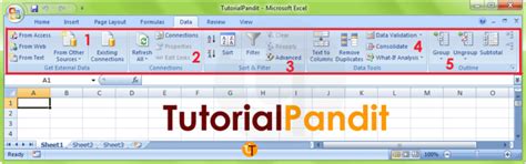 ms excel data tab in hindi ms excel data tab tutorialpandit