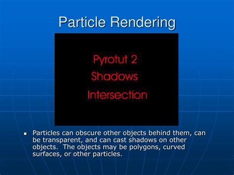 PPT Particle Systems PowerPoint Presentation Free Download ID