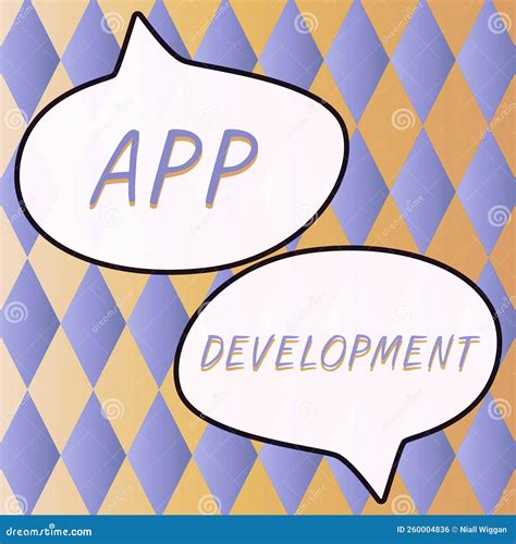 Text Sign Showing App Development Business Showcase Producing Computer