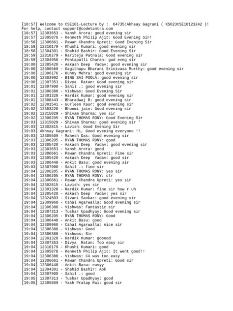 Bbb Cse101 Lecture By 64735 Akhsay Gagrani Ks023cse10123242