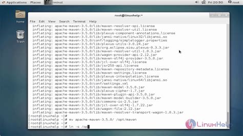 How To Install Apache Maven In Centos 7 Youtube