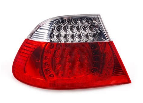 Фонарь задний внешний левый с led (светодиоды) красно-белый для Бмв Е46 ...