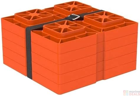 Seaflo Heavy Duty RV Interlocking Levelling Blocks Qty 10 Towing Levellers RV Motorhomes